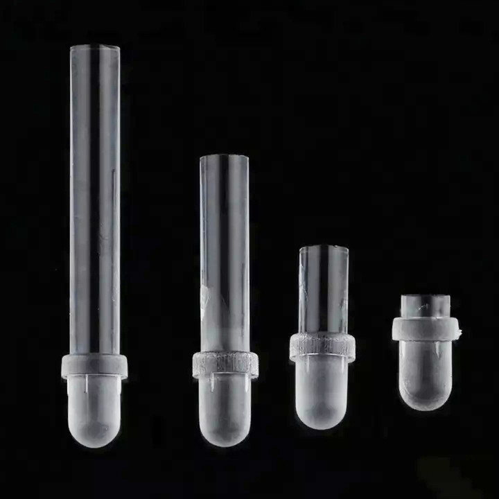 Customize LED Light Guide Pipe Machining Plastic Round Head Light Pipe ...