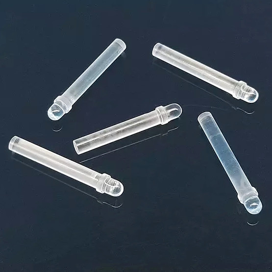 OEM Design Round Head Plastic Machining 3mm Led Light Guide Pipe Rapid ...